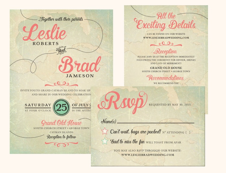 Destination Wedding Invitation Wording Etiquette And Examples 