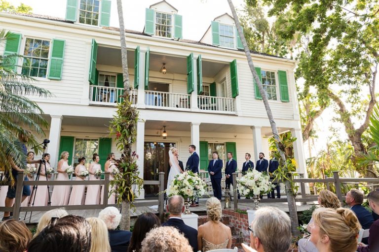 Two Historic Venues - One Beautiful Destination Wedding in Key West ...